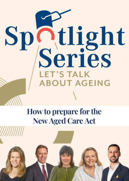 Montefiore Publications | Spotlight Series | Aged Care